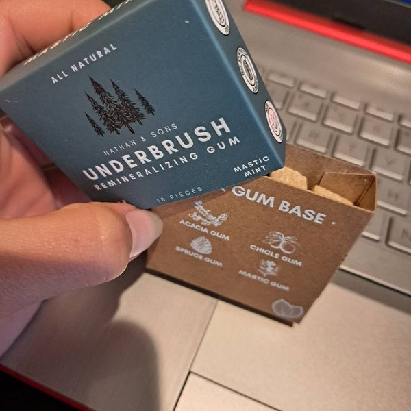 OFFICIAL Nathan & Sons - Underbrush Gum - MASTIC MINT Remineralizing ...