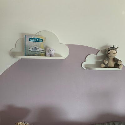 Cloud Bookcase, Children Bookcase, Cloud Book Caddy for Kids, Book ...