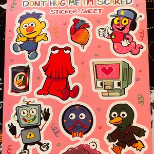 Dont Hug Me Im Scared DHMIS Die Cut Vinyl Sticker Sheet - Etsy
