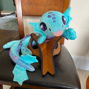 Neck Dragon Plush Sewing Pattern .pdf Tutorial Posable | Etsy