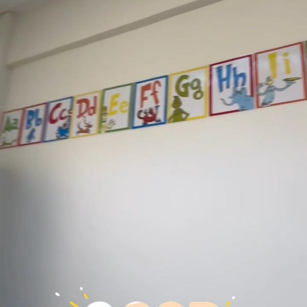 Dr Seuss Alphabet Posters | Learn Your Abc's | Alphabet Learning Signs ...