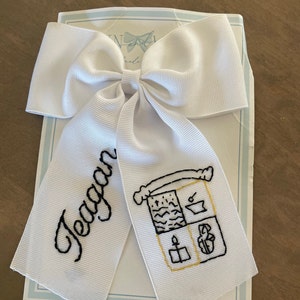 Long Tail Moon Stitch Bow - Etsy