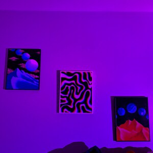 Smiley Optical Illusion Acrylic Painting Print Illusion - Etsy