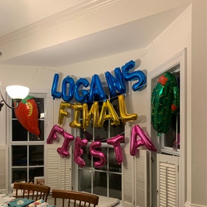 Final Fiesta Balloons Final Fiesta Bachelorette Party Decor ...