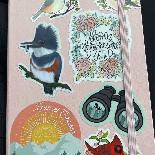 Binocular Sticker, Binoculars Print, Birding Gift, Bird Watching Gift ...