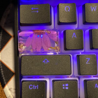 Spacebar Keycap, Custom Spacebar, Blue Keycap, Cute Keycap, Transparent ...