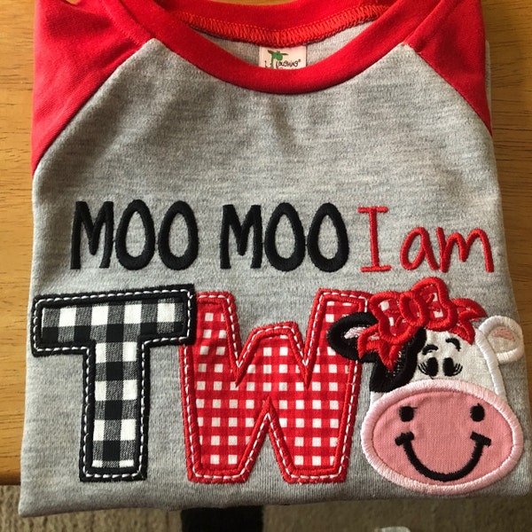 Second Birthday, Moo Two , Farm Birthday, Moo Turning Two, 2nd Birthday ...