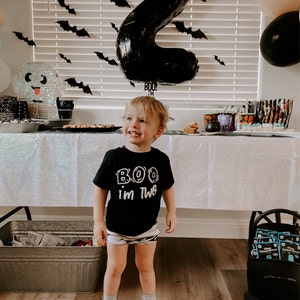 Boo I'm Two Shirt Simple Halloween Shirt Toddler Baby - Etsy