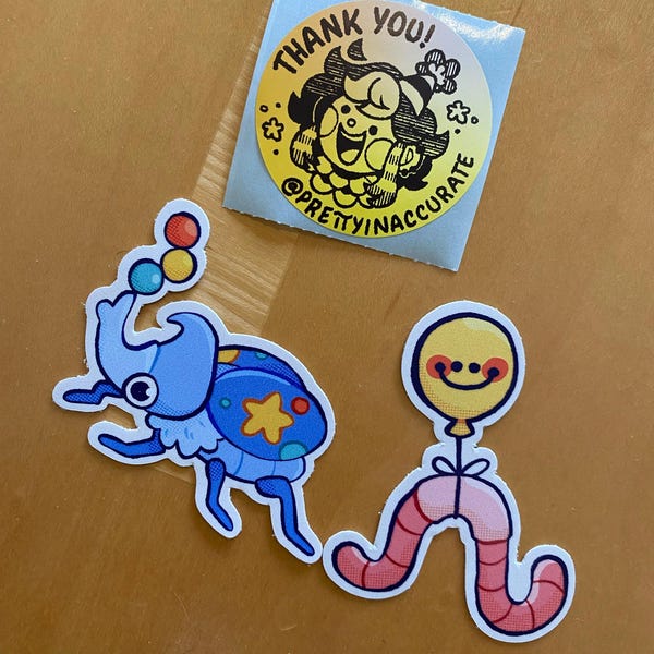 Party Bugs Sticker Series - Clowncore Waterproof Vinyl Stickers - Etsy