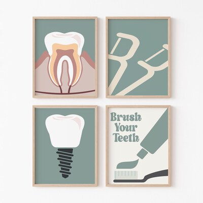 4 Frame Mockup, 4 Art Print Mockup, Set of Four, Frame Mockup Four, 4 ...