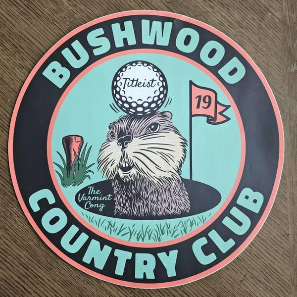 CADDYSHACK Movie Merch Bushwood Country Club Funny Gopher Golf Ball ...