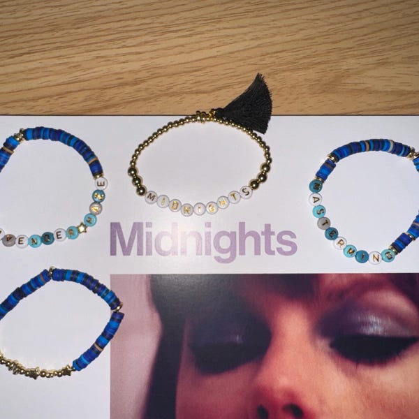 TTPD Era Taylor Inspired 4-pack Friendship Bracelets. TTPD Album Colors ...