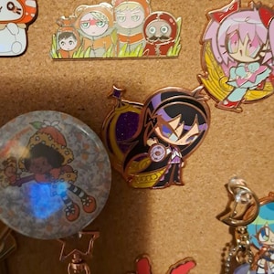 Blupee & Bubbul Gem Enamel Pin Bobble Interactive Pin Cute Bunny Pins ...