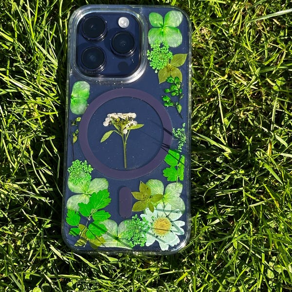 Blue Purple White Flower Bridge Flower Tab Case for Samsung Tab S10 S9 ...