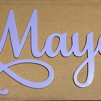 Custom Name Sign, First Name. Personalized Name Sign, Script Font ...