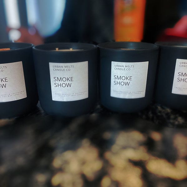 Fall/autumn 5oz Mini Soy Wax Candles- Halloween Apple Pumpkin Roasted ...