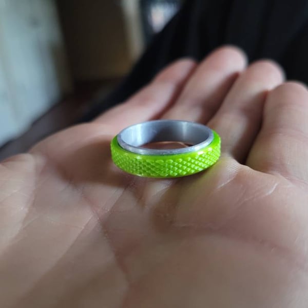 Custom Fidget Ring Spinner Rings Custom Pattern, Color, Stim Ring ...