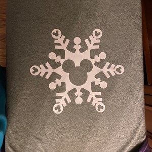 Mickey Mouse Snowflake SVG Jpg Png Disneyland World Christmas Svg ...