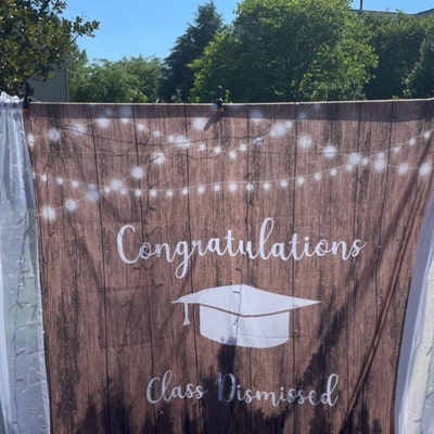 Personalized Rustic Backdrop Custom Birthday Party Baby Shower Banner ...