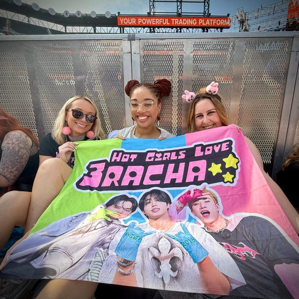 Skz 3racha Cute Hot Girls Banner, Stray Kids Chan Han Changbin Kpop ...