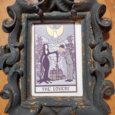 The Lovers VI Tarot Card Art Hand-cut Art Card Mounted on 5x7 Backing ...