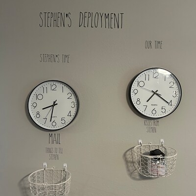 Deployment Wall Decals,deployment Decals,deployment Countdown Wall ...