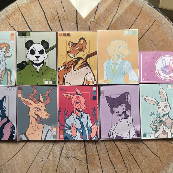 Beastars Stickers (bundle) by Royroy - Etsy