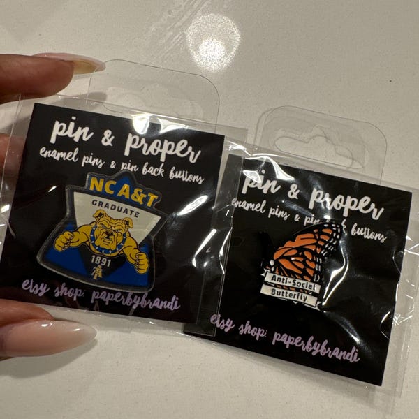 Aggie Born/aggie Bred Acrylic Lapel Pin - Etsy