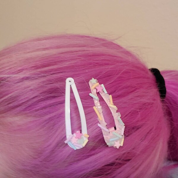 Kawaii Candy Hair Clips | Creepycute Pastel Barrettes | Mix & Match ...