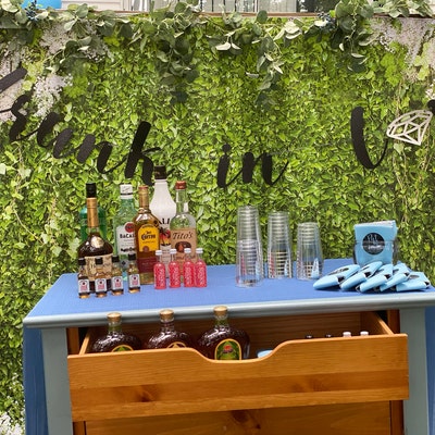 Drunk in Love Banner, With Diamond, Bachelorette Party Banner, Glitter ...