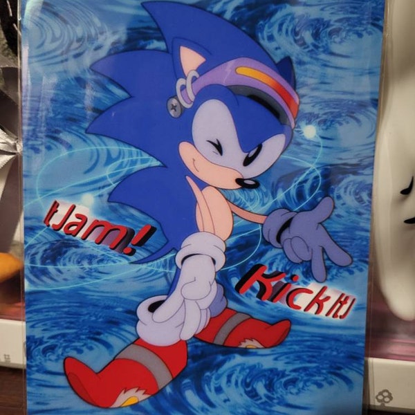 SONIC POPSICLE STICKER - Etsy