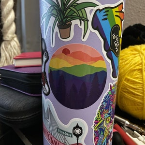 Subtle LGBTQ Flag Sticker Pride Sticker Rainbow Sticker - Etsy