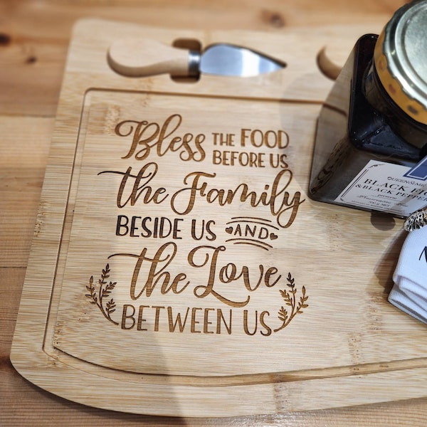 Bless the Food Svg, Kitchen Quotes Svg, Dinner Blessing Svg, Dish Towel ...