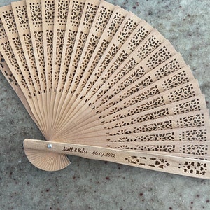 Personalized Wedding Fans Custom Wedding Fans Intricately - Etsy