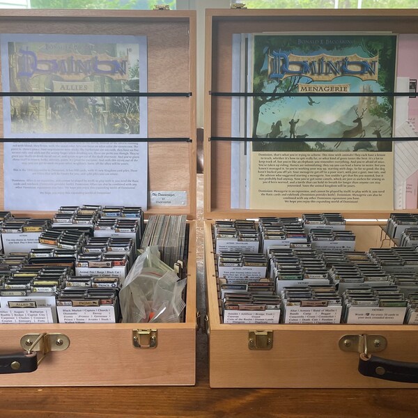 Dominion Card Game INSERT for Dominion Case Completely ASSEMBLED and ...