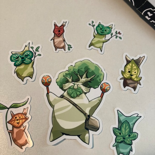 Zelda: Tears of the Kingdom Korok Sticker / Magnet / Acrylic Charm Set ...