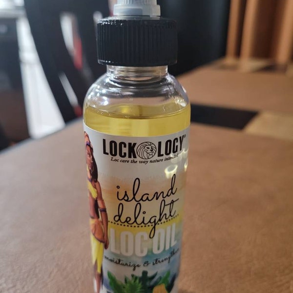 Loc Oil, Island Delight Oil for Locs; Natural Loc Oil for Dreads and ...