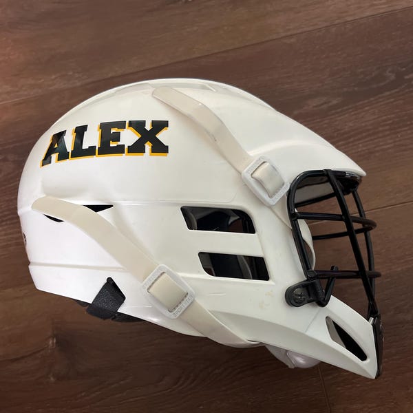 Custom Lacrosse Helmet Name Decal for Helmet Label Lacrosse Team Helmet ...