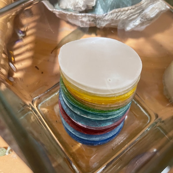 30 Round Capiz Shells 2" (5cm) With 2 Holes in Various Colors, DIY ...