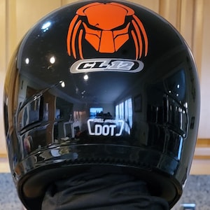 Predator Helmet Vinyl Decal - Etsy