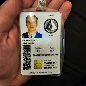 SCP Foundation Departmental ID Card / Badge Customized With Your ...
