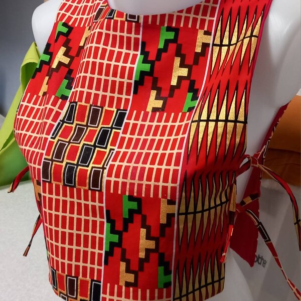 Side Tie Top Sewing Pattern Easy Beginner Pattern Easy Illustrated Tutorial XXS XXL A0, A4 & Us ...