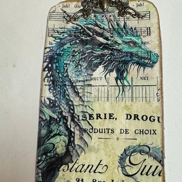 Dragon Junk Journal Kit Vintage Journal Papers Dragon Fantasy Junk ...