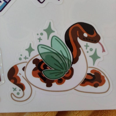 Fable Fairy Snake Waterproof Stickers - Etsy
