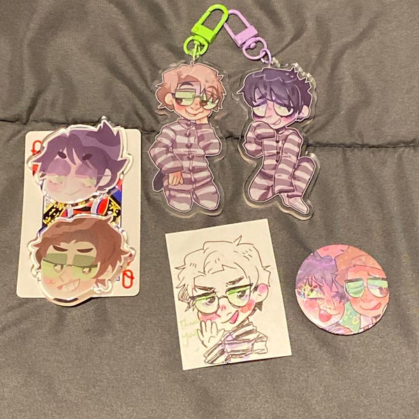 Kokichi Ouma Danganronpa Charm - Danganronpa V3 Keychain - Etsy