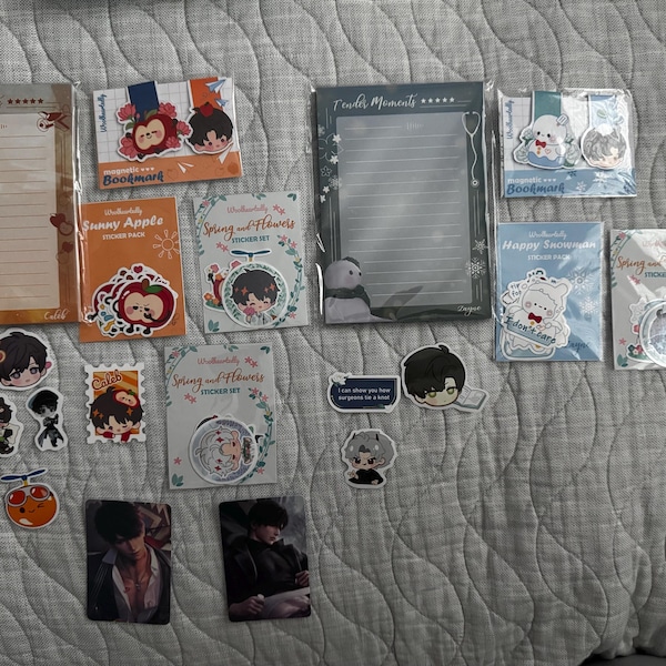 Love and Deepspace Magnetic Bookmark Xavier, Rafayel, Zayne, Sylus ...