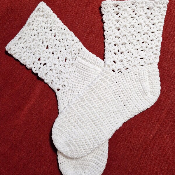 Crochet PATTERN - Ladies Lace Socks (english Only) - Etsy