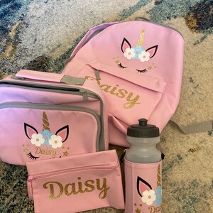 Personalised 9 Litre Backpack Water Bottle Lunch Bag - Etsy UK