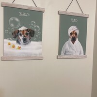 Custom Text Canvas Simple Font Layout With Any Color - Etsy