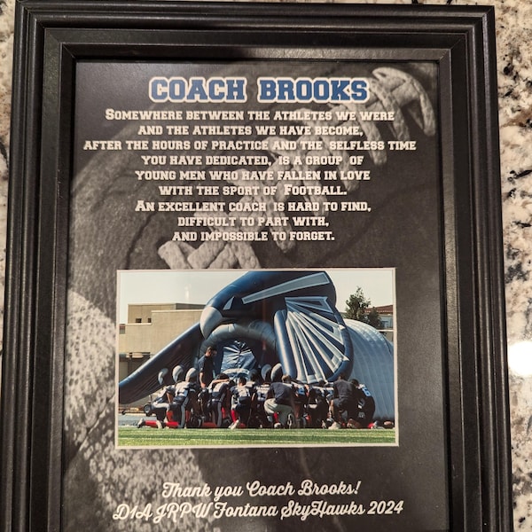 Basketball Team Gift for Coach, Thank You Gift Photo Frame for ...